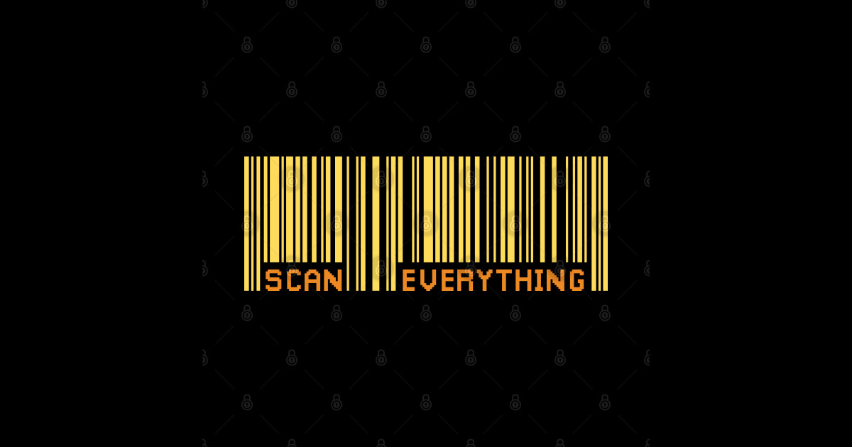 Scan Everything Amazonian Barcode - Barcode Scanner - Posters and Art ...