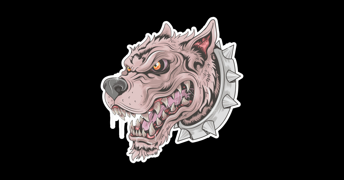 Mad Dog - Dog - Sticker | TeePublic