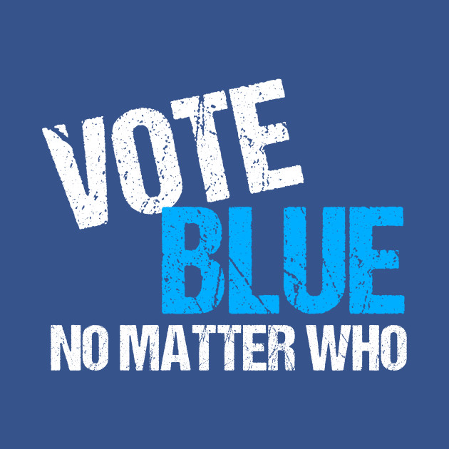 Vote Blue Midterm Election Democrat - Vote Blue - T-Shirt | TeePublic