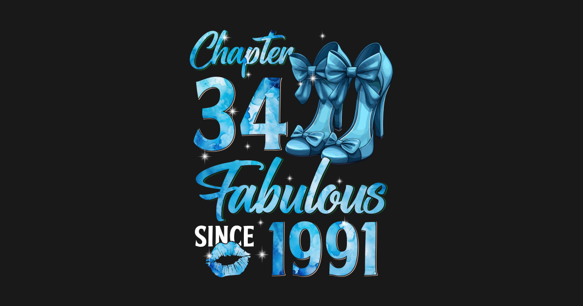 Chapter 34 Fabulous Since 1991 34th Birthday Queen Diamond - 34th ...