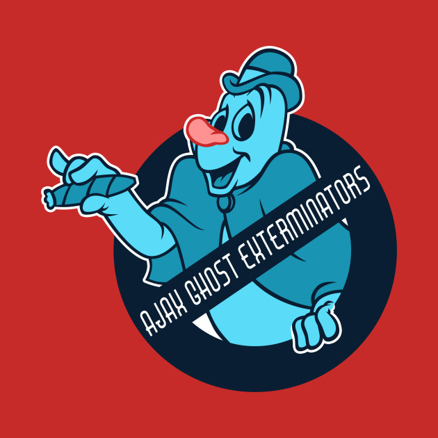 AJAX GHOST EXTERMINATORS - Ghosts - T-Shirt | TeePublic