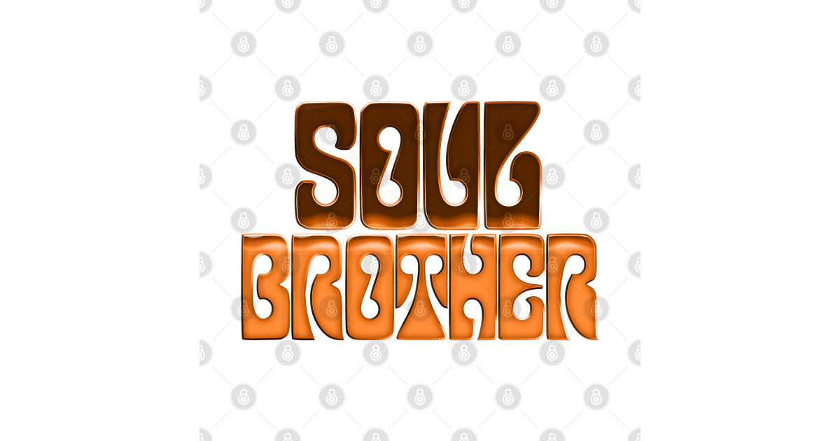 Soul Brother / / Retro Soul Music Fan Design - Soul Brother - T-Shirt ...