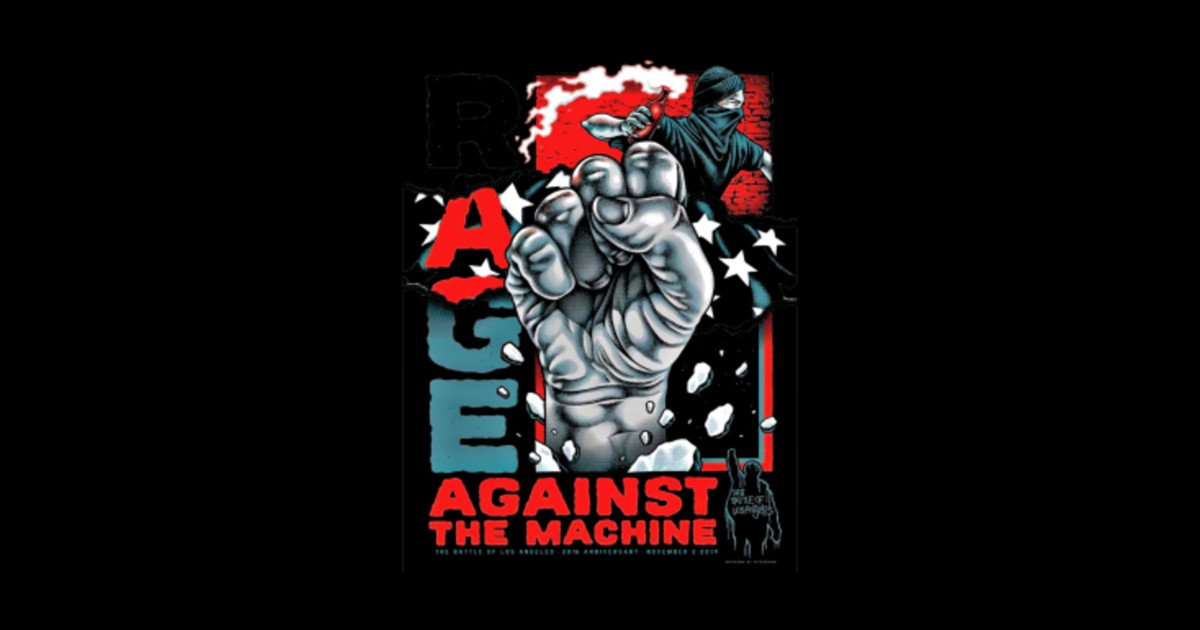 Rage Against The Machine - Band Merch - Sticker | TeePublic