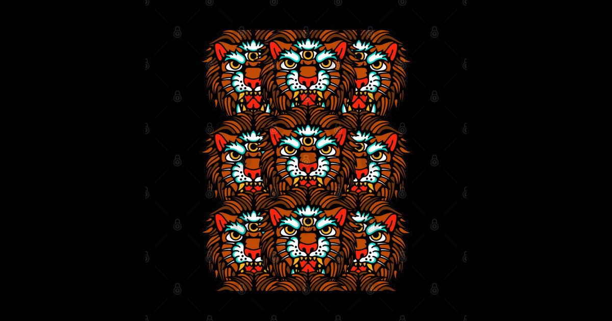 Aesthetic naughty lion ghost jungle SYNDICATE!!! - Syndicate - Posters and Art Prints | TeePublic