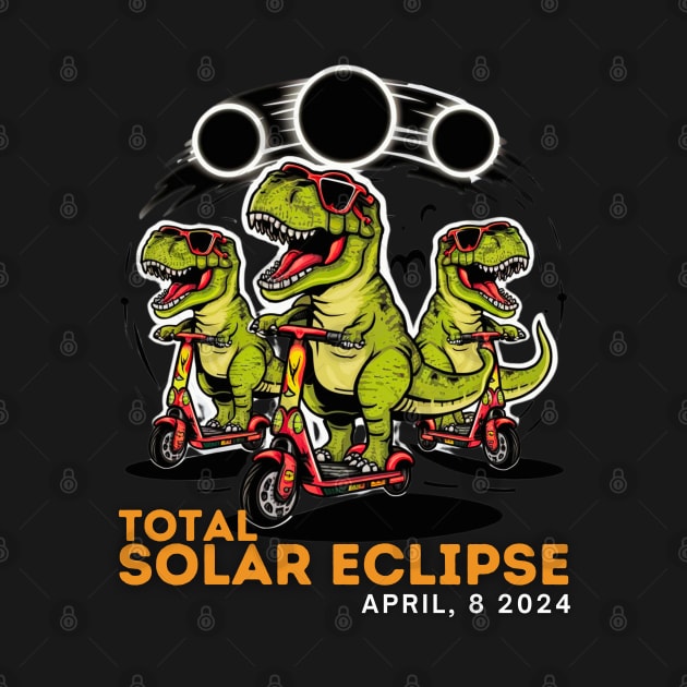 COOL ELECTRIC BIKES T REX ECLIPSE - Eclipse 2024 - T-Shirt | TeePublic