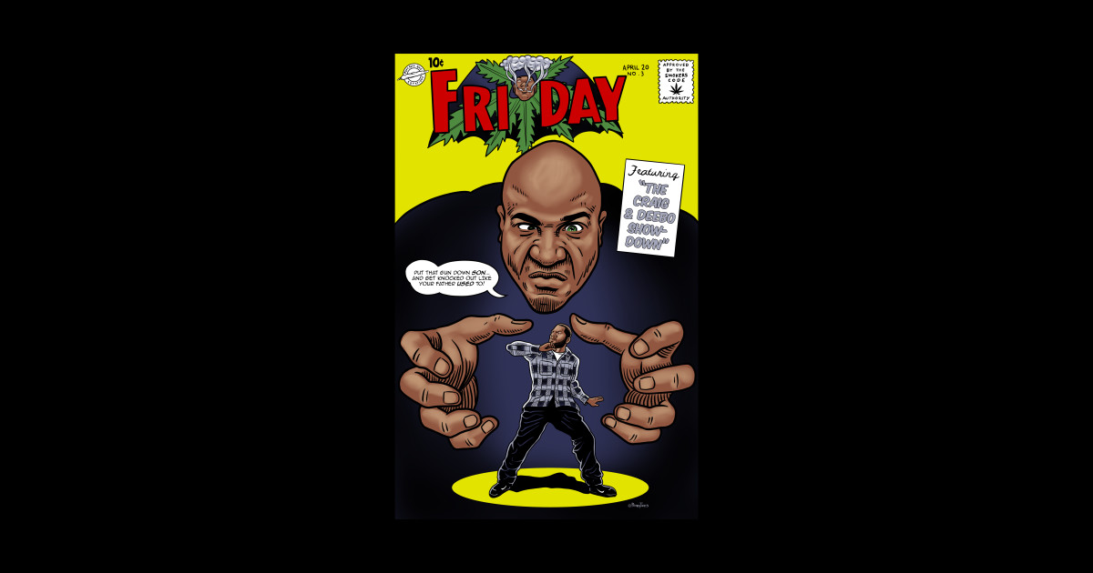 Craig Vs Deebo Dark Shirts Friday Sticker Teepublic