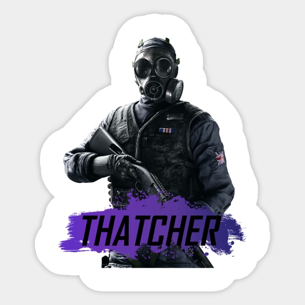 Rainbow Six Siege Thatcher - Rainbow Six Siege Operators - Sticker ...