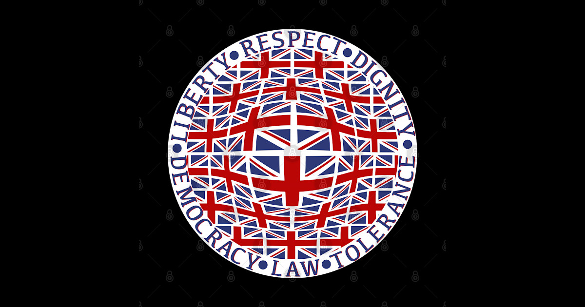 Great British UK values - Uk General Election - Sticker | TeePublic