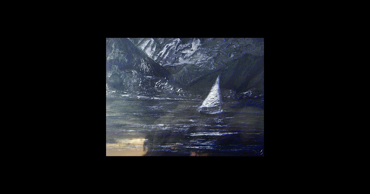 White Sail - Sailing Boat - Sticker | TeePublic