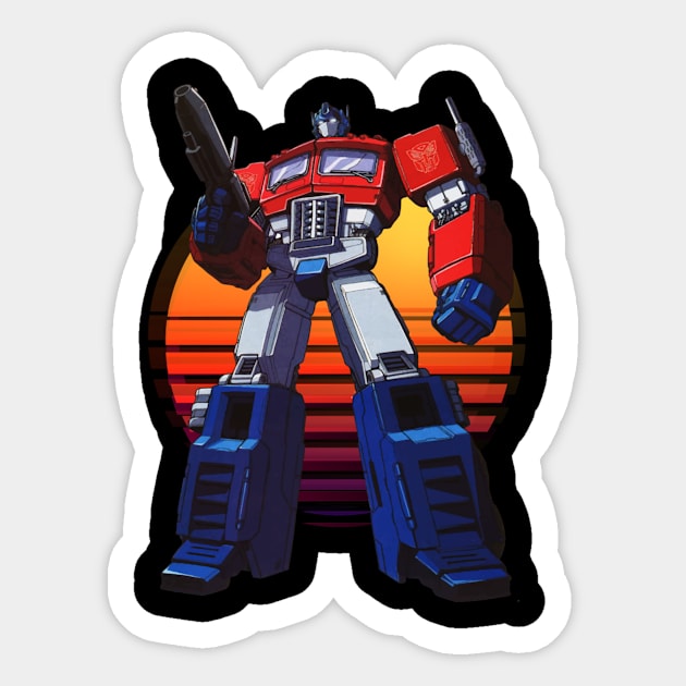Optimus Prime Transformer - Optimus Prime Transformer - Sticker | TeePublic