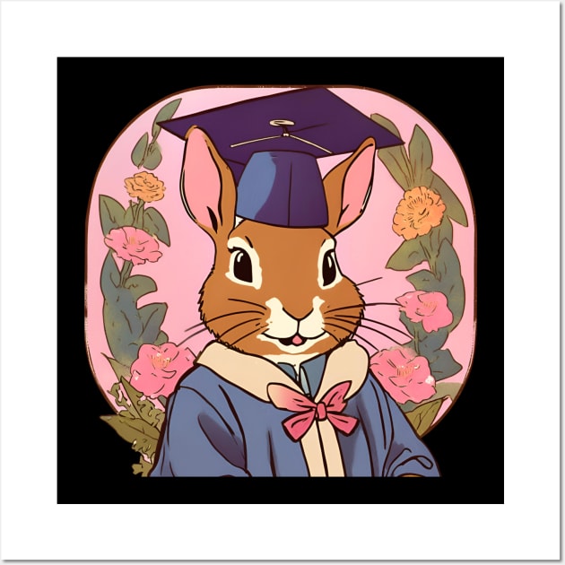 Graduating Student Rabbit Girl Happy Graduation Day - Graduating ...