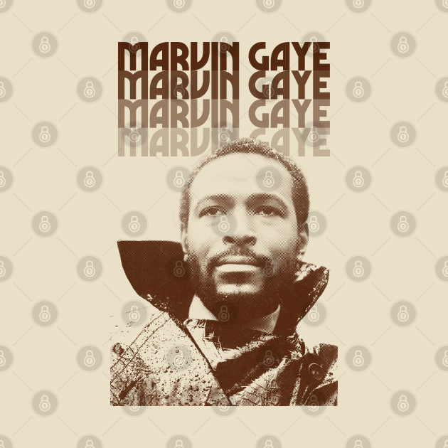 Marvin Gaye Retro Iconic Design - Marvin Gaye - T-Shirt | TeePublic