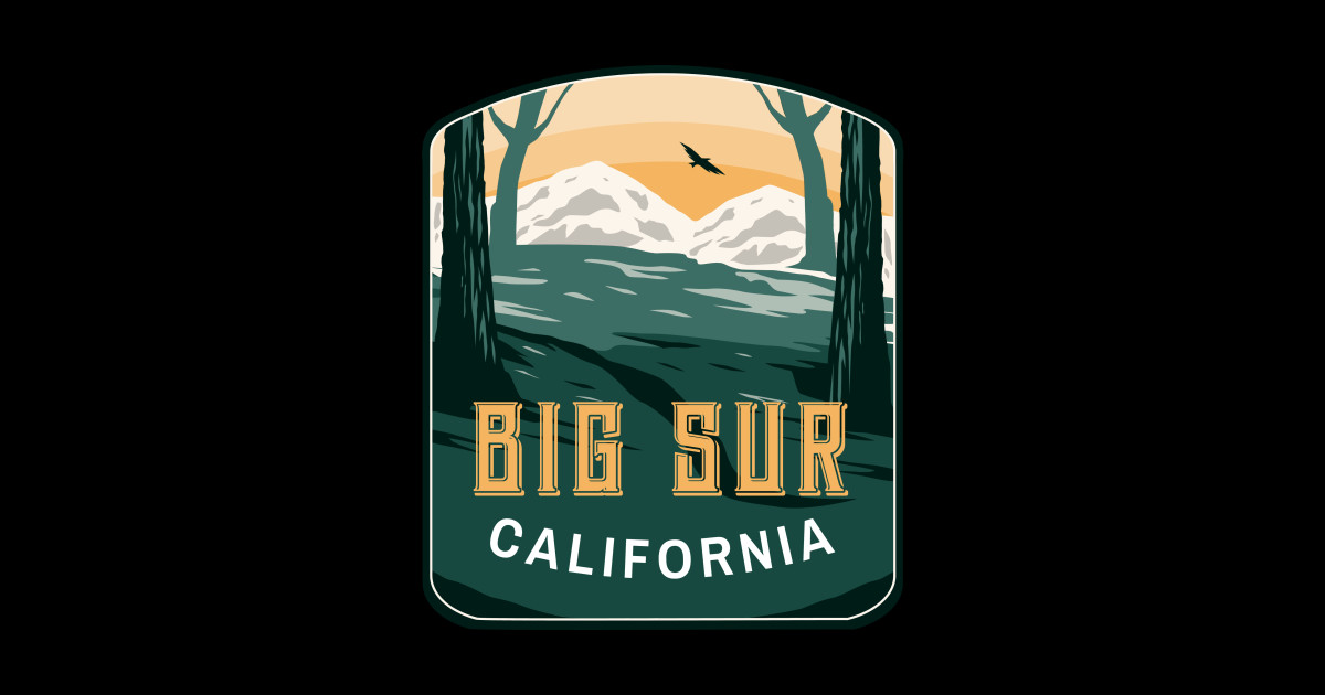 Big Sur Forest - Big Sur - Sticker | TeePublic