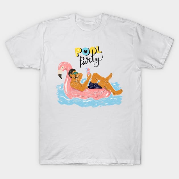 Pool party - Pool Player - T-Shirt | TeePublic