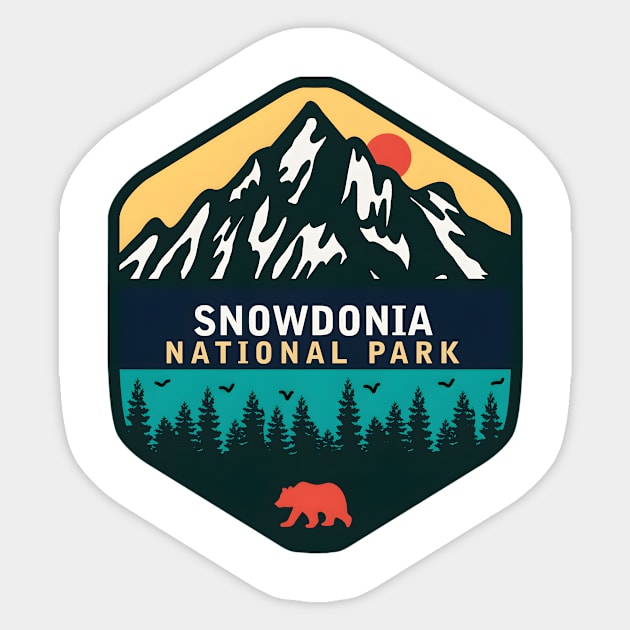 Snowdonia National Park - Snowdonia National Park - Sticker | TeePublic