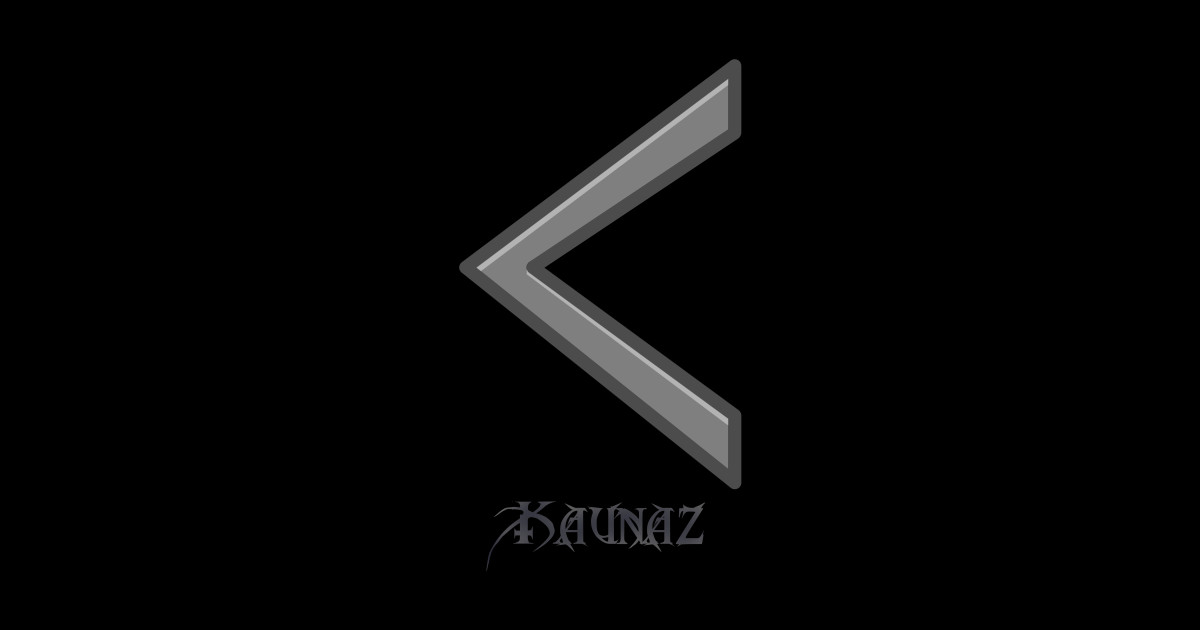 Kaunaz Rune - Rune - Sticker | TeePublic