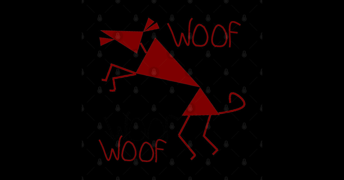 Happy Warli Dog - Warli - Sticker | TeePublic