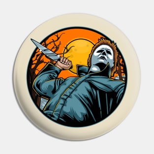 Retro Michael Myers Pins and Buttons for Sale | TeePublic