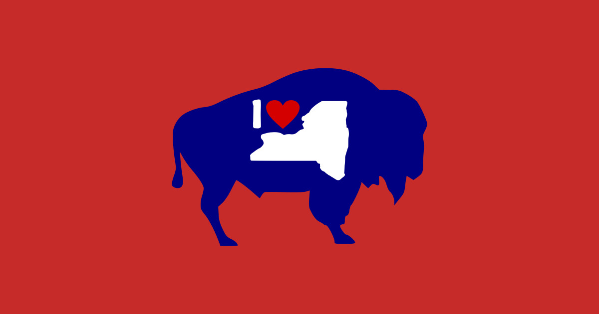 I Love Buffalo NY - Buffalo Ny - T-Shirt | TeePublic