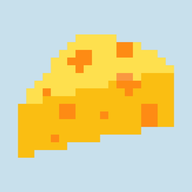 Cheese Pixel Art - 10x10 - T-Shirt | TeePublic