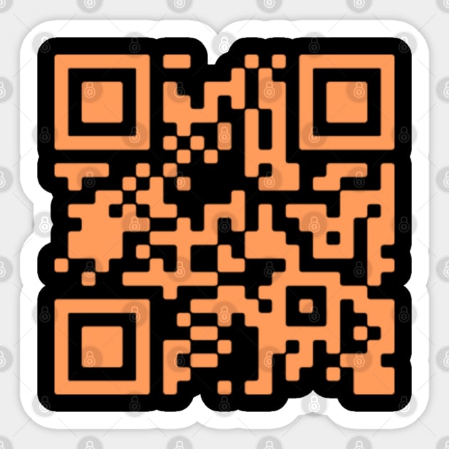 QR President Trump Dance Code - Qr Code Trump - Sticker | TeePublic