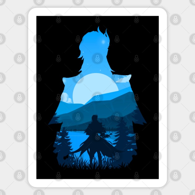 Genshin Impact Neuvillette - Genshin Impact Neuvillette - Sticker ...