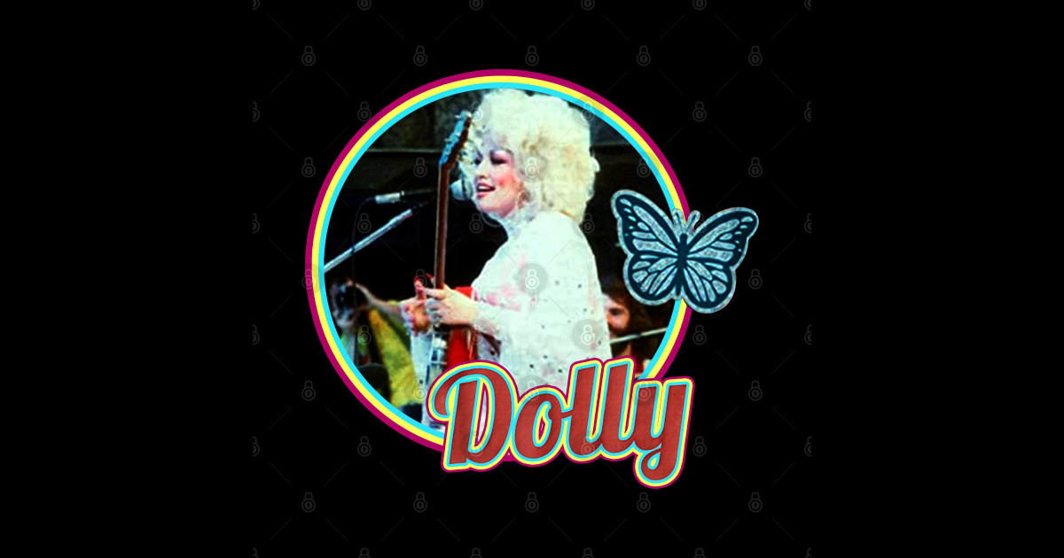 Retro dolly parton - Dolly Parton - Sticker | TeePublic