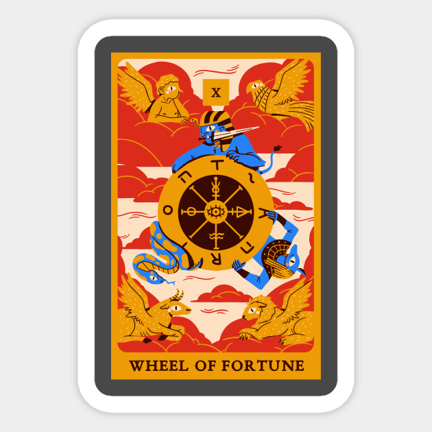 Wheel of Fortune - Fortune - Sticker | TeePublic