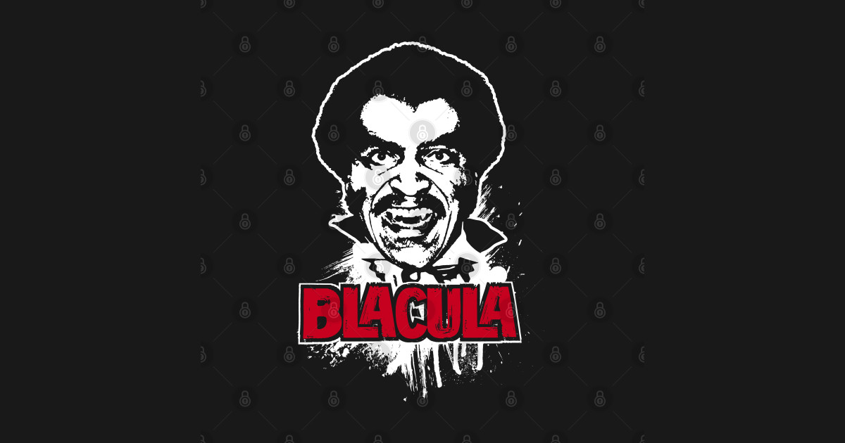 BLACULA - Splatter (4 dark tees) - Vampire Halloween Horror Zombie ...