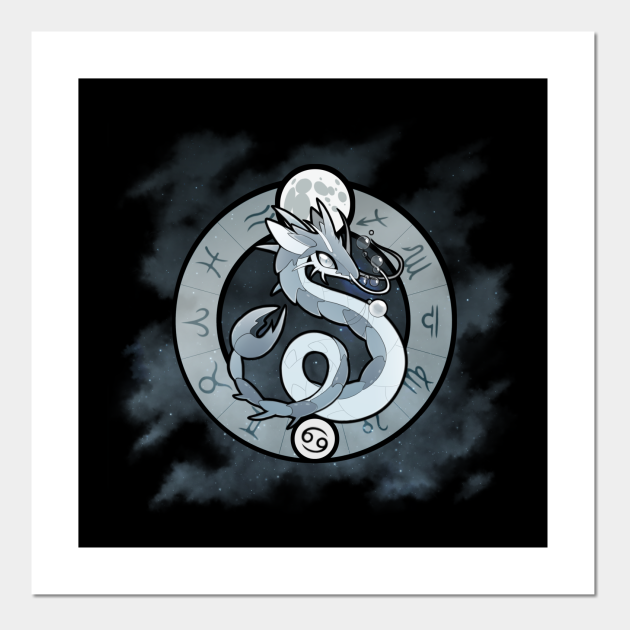 Zodiac Dragons: Cancer - Cancer - Posters and Art Prints | TeePublic