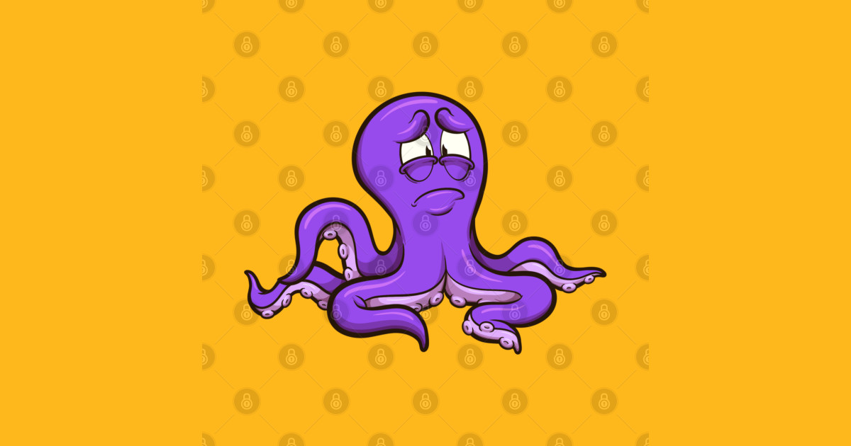 Sad Octopus - Sad Octopus - T-Shirt | TeePublic