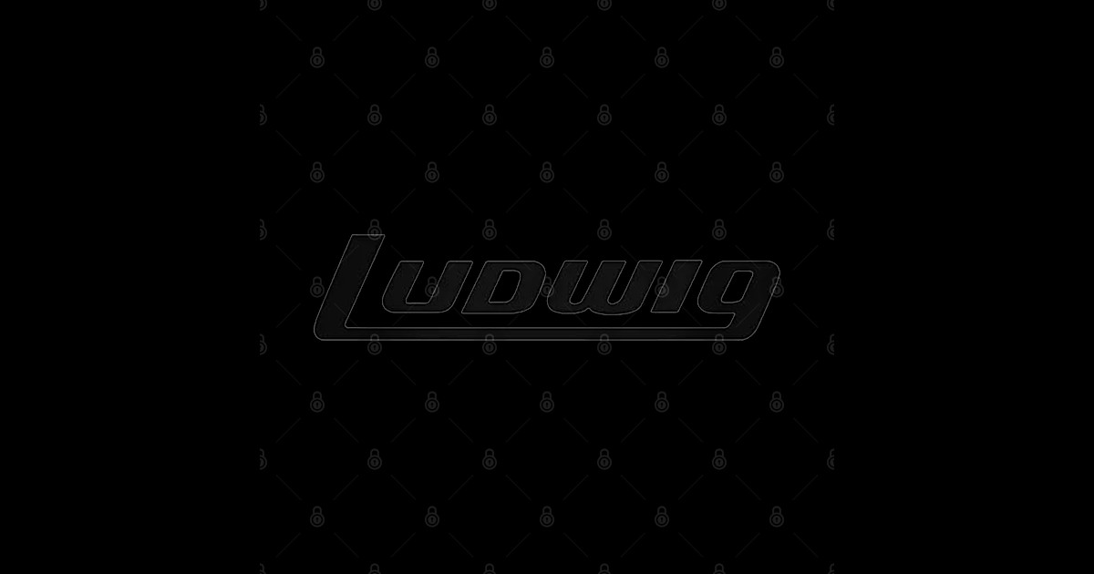 Ludwig 70s Logo 70s - 80s - Sticker | TeePublic