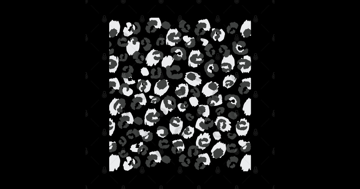 White Leopard Skin Design - Leopard Skin - Posters and Art Prints ...