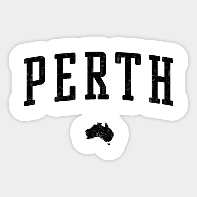 Perth Australia Vintage - Perth - Sticker | TeePublic