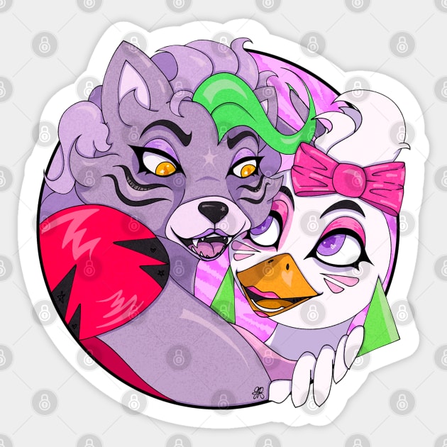 roxy sticker fnaf