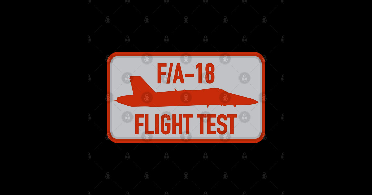 F/A-18 Hornet Flight Test Patch - Nas Miramar F18 Hornet - Magnet ...