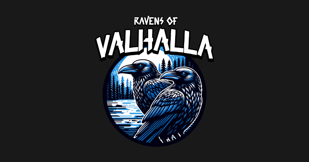 Valhalla Vikings Symbol: Ravens of Valhalla - Valhalla Ravens - T-Shirt ...