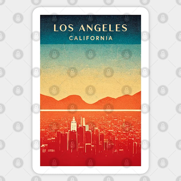 Los Angeles - Los Angeles - Sticker | TeePublic