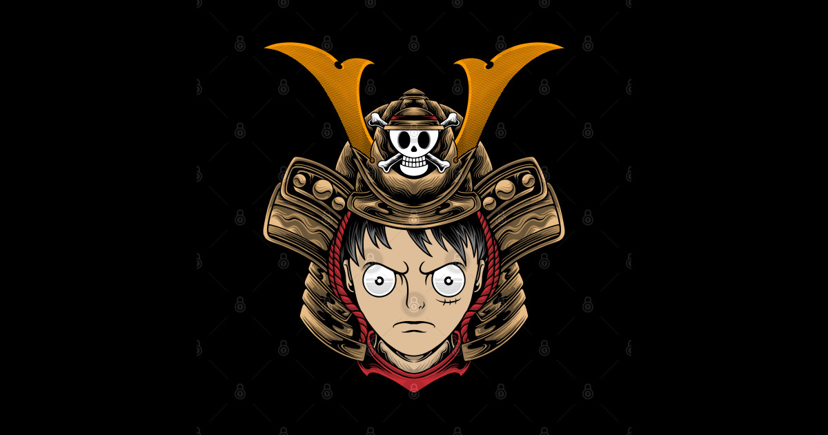 samurai luffy - One Piece - Posters and Art Prints | TeePublic