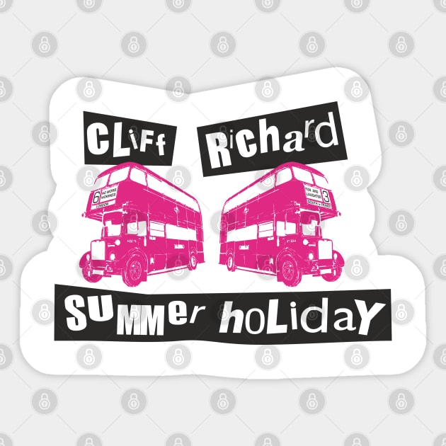 Cliff Richard summer holiday - Cliff Richards - Sticker | TeePublic