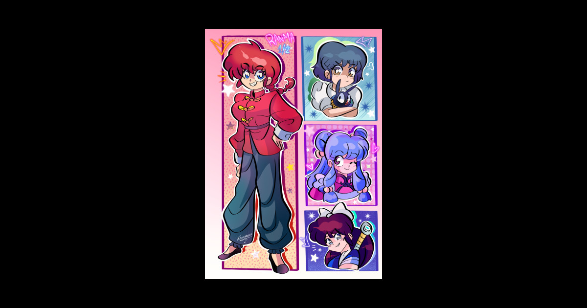 Ranma 2023 - Manga - Sticker | TeePublic