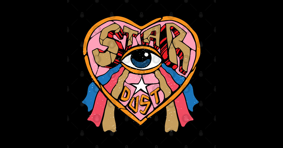 Star Dust - Star Dust Retro 70s 60s - Sticker | TeePublic