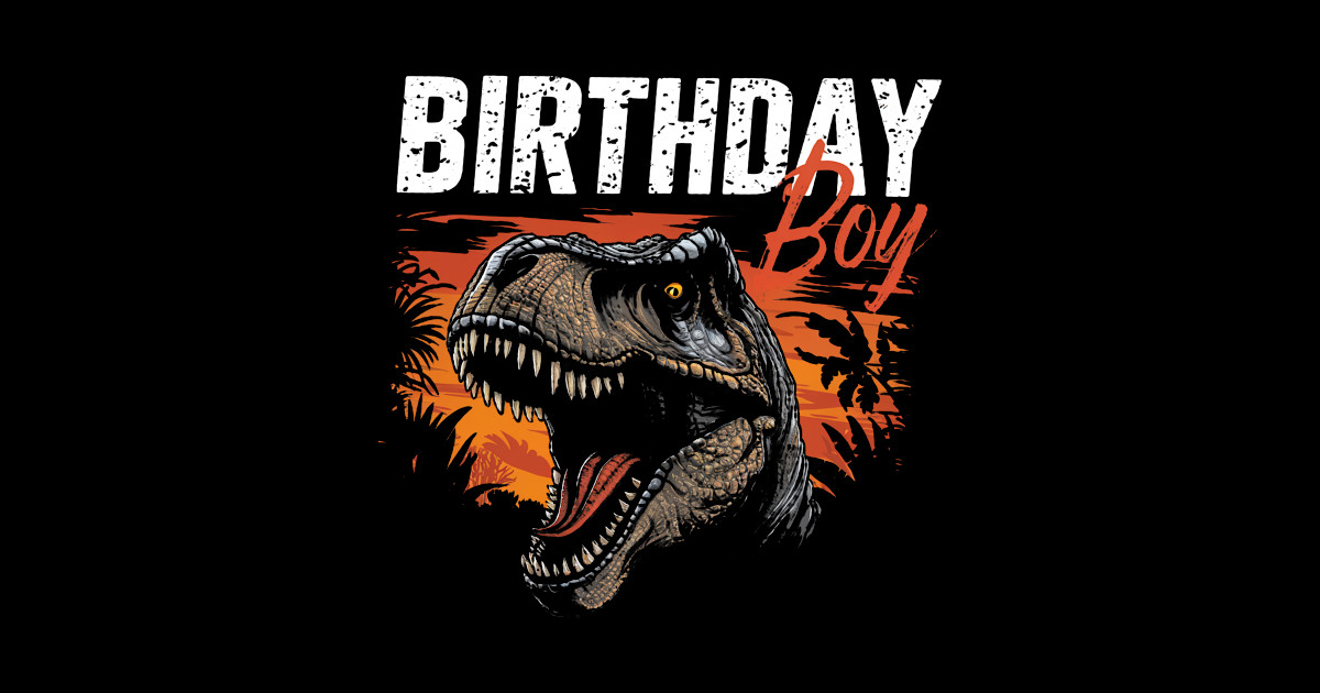Jurassic World Birthday Boy Roaring Velociraptor White Gift For Men ...