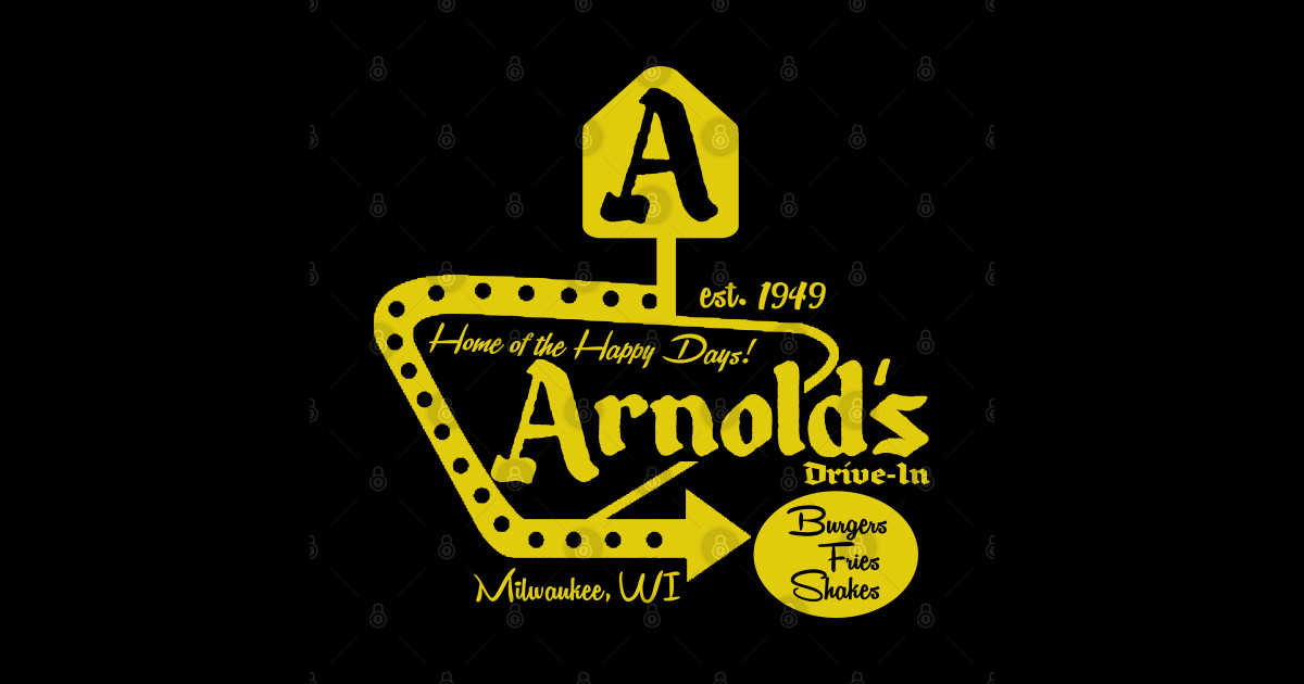 Arnold's Drive-In - Happy Days - Sticker | TeePublic