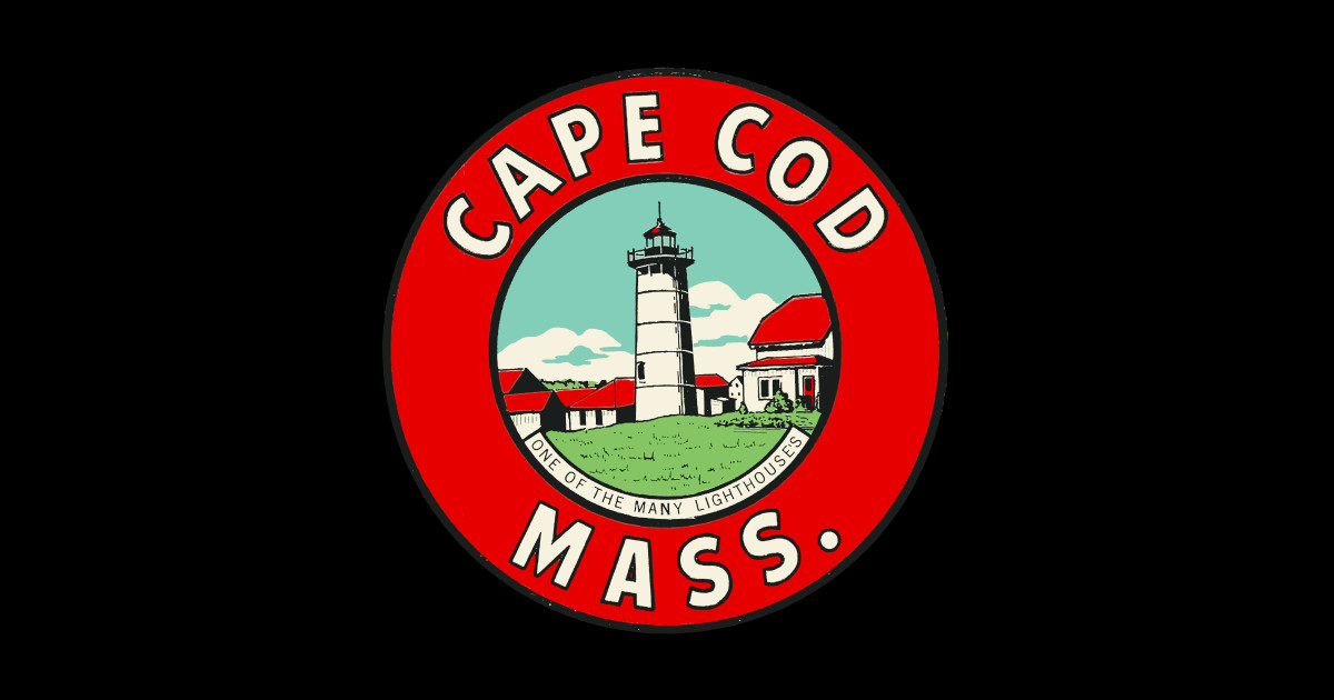 Vintage Cape Cod Decal - Vintage Cape Cod - Posters and Art Prints ...