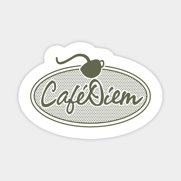 Cafe Diem Fan Logo - Eureka - Magnet | TeePublic