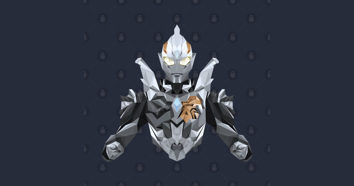 Ultraman Trigger Dark (Low Poly Style) - Ultraman Trigger - T-Shirt ...