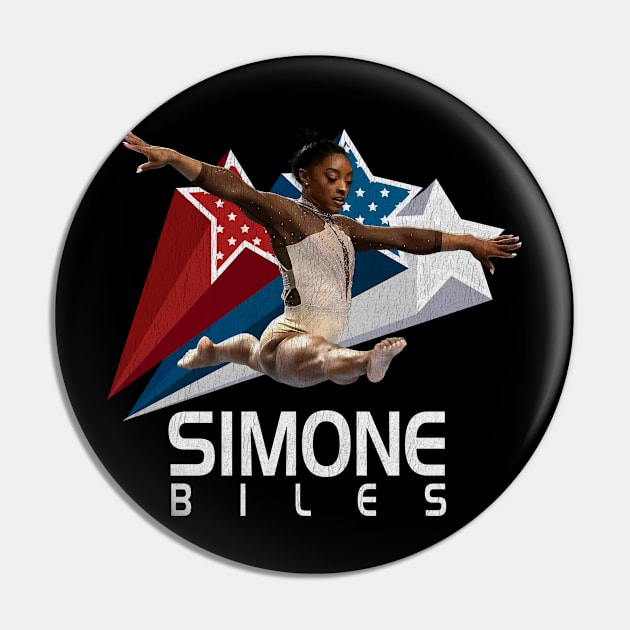 Simone-Biles - Simone Biles - Pin | TeePublic