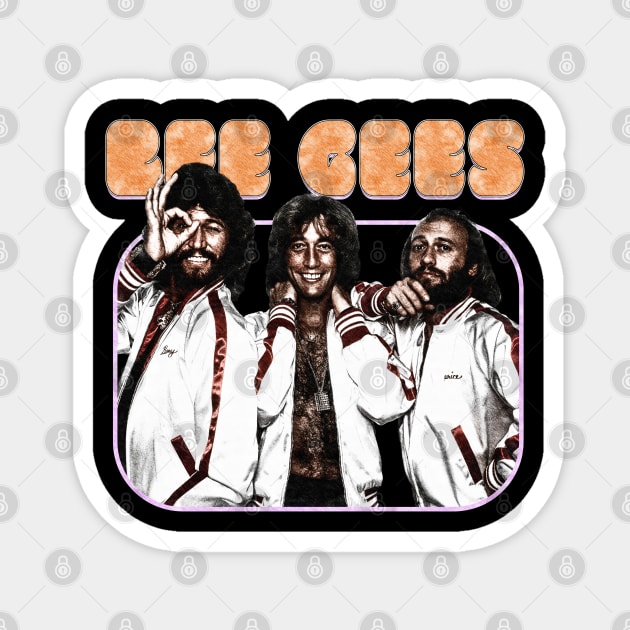 Bee Gees Bootleg - Bee Gees - Magnet | TeePublic