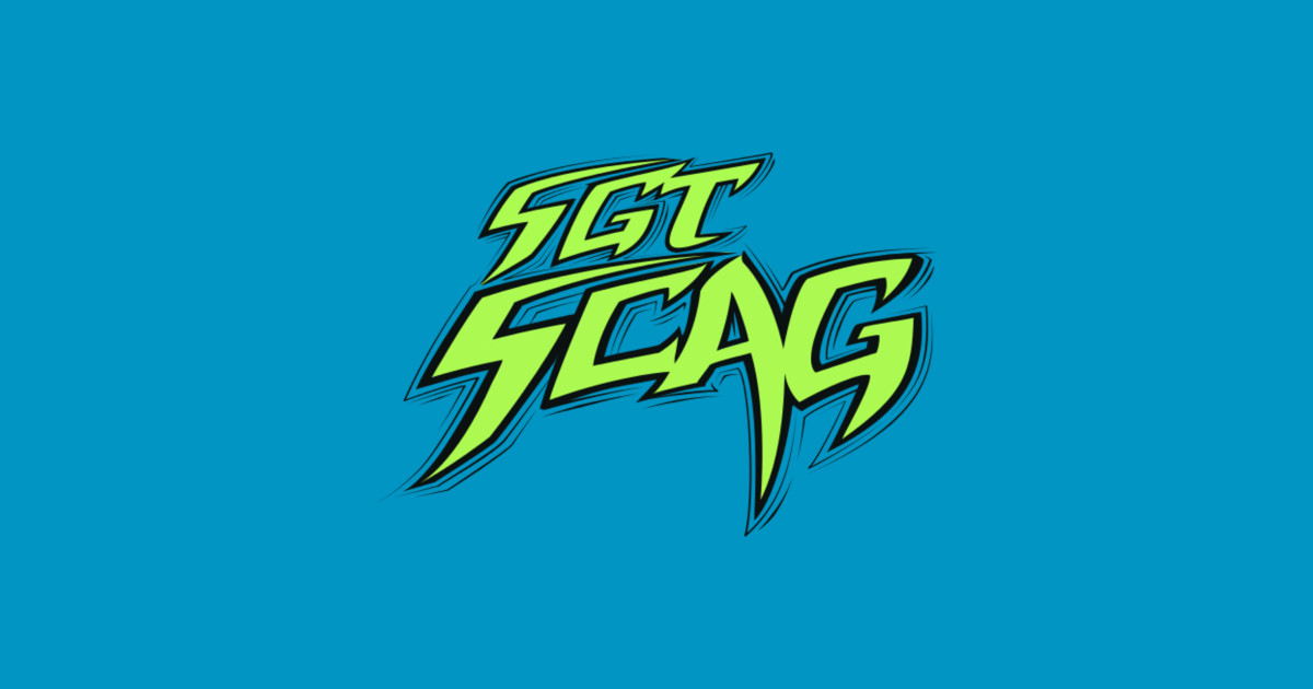 Sgt Scag - Green Logo - Sgtscag - T-Shirt | TeePublic
